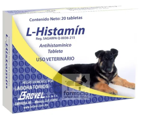 L-Histamín tabletas – FARMACIA VETERINARIA COAPA