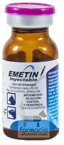 Emetin 10 ml – FARMACIA VETERINARIA COAPA